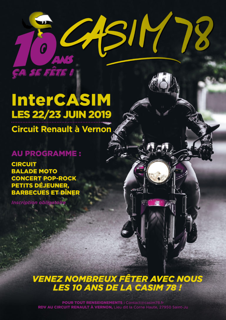 Les 10 ans de la CASIM 78 / InterCASIM 2019: les inscriptions sont ...